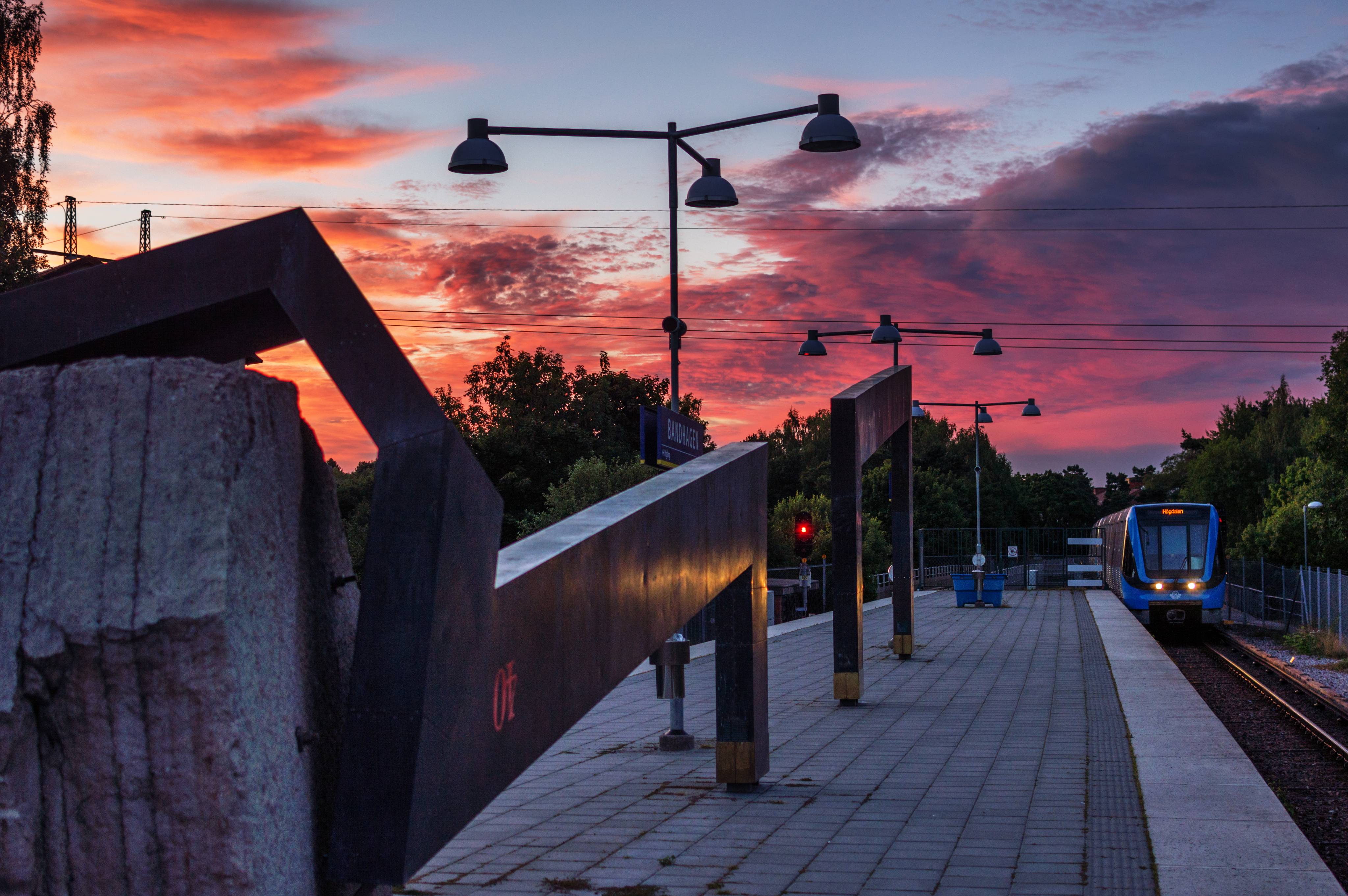 Sunset Over Stureby